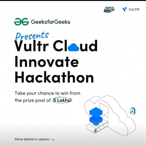 Hello Everyone Geeksforgeeks Is Hosting An Introductory Workshop For The Vultr Cloud Innovate