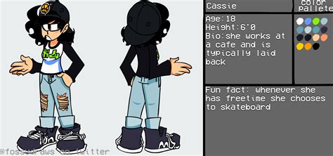 Cassie Ref Sheet V2 By Fossypickles On Newgrounds