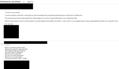 Cancelled My Gym Membership Did Not Expect The Response R Funny