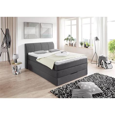 Biberna® Boxspringbett Stauraumfunktion Komfort Einstiegshöhe Inkl