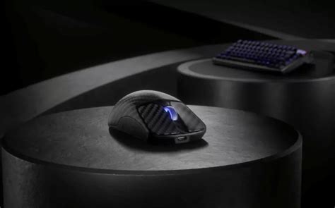 Novo Mouse Rog Harpe Ace Traz Fibra De Carbono Como Diferencial