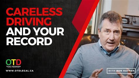 How Long Does Careless Driving Stay On Your Record Otd Legal