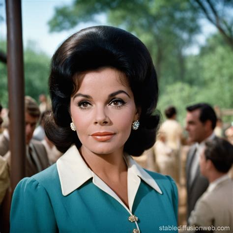 Annette Funicello At The Zoo Stable Diffusion Online