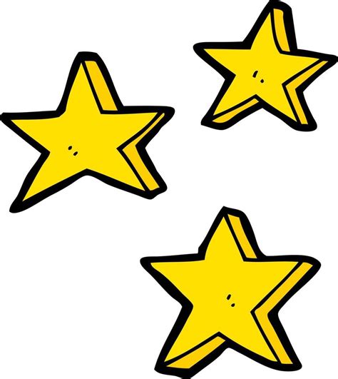 Doodle Cartoon Stars 12989549 Vector Art At Vecteezy