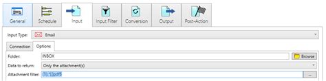 automatically print email attachments from inbox file processor