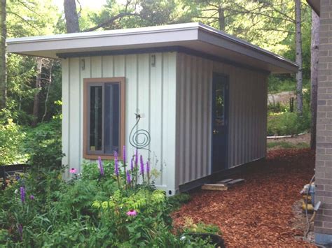20 Ft Container Converted Into A Shed — Super Cubes
