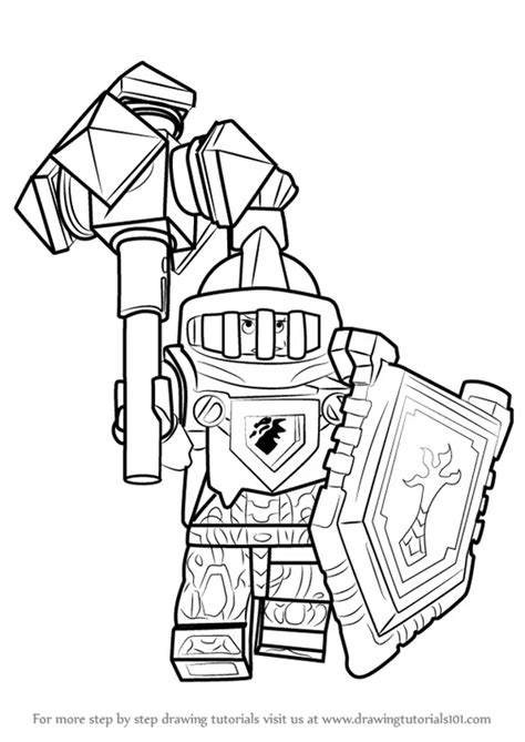How To Draw Macy Halbert From Lego Nexo Knights Lego Nexo Knights