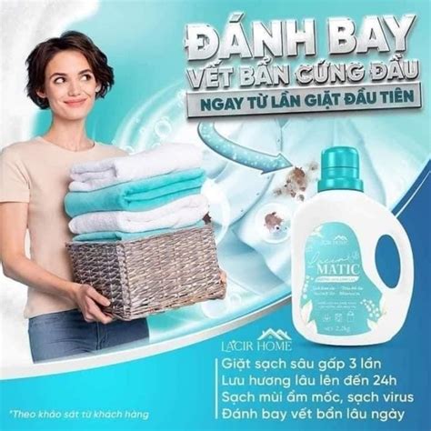 NƯỚc GiẶt XẢ Lacir Matic Lacir Home Shopee Việt Nam