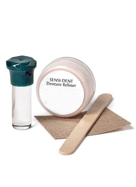 Sensi Dent Denture Reliner Kit Comfortable And Long Lasting Solution