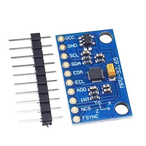 Blue Iic I2c Spi Mpu6500 Mpu 6500 6 Axis Gyroscope Accelerometer Sensor