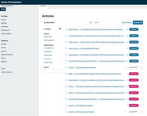 How To Assign Doi To Articles Of Our New Journal Please Help