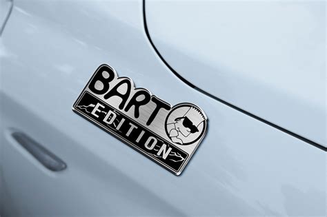 Bart Simpson Edition Laser Engraved Car Name Emblem Bohopride