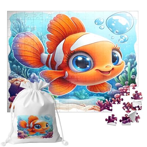 Puzzle Ryby Rybki Nemo Wiele WzorÓw Prezent Dla Dzieci 24el