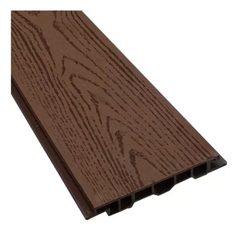 Duela Madera Nogal Exterior Sintetica Techo Muro Panel 10 Pz Cedro