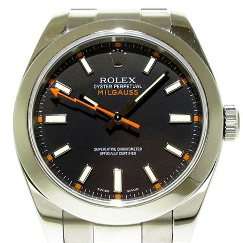 New Used Rolex Milgauss Watch Ss 12 Frames Remainder 1 Frame