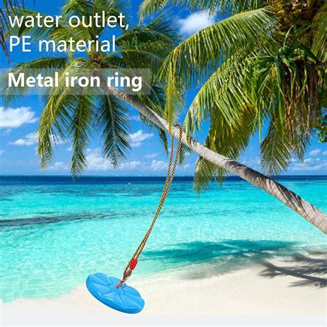 Кръгла висяща люлка Walalla 150 кг макс 170 см Синя Emagbg