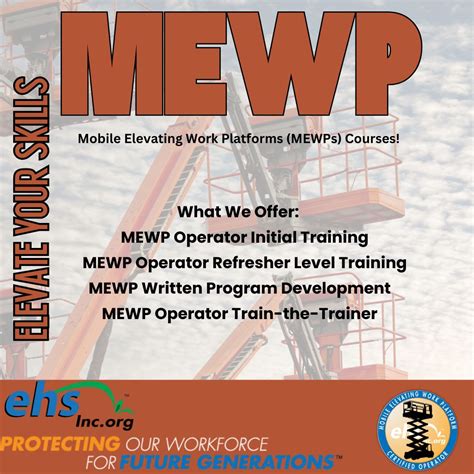 Ehs International Inc On Linkedin Operator Safety Training Mewp Certification Ehsinc…