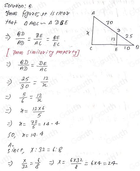 solved b find my x show your solution rubrics 4 pts clear