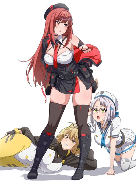 Anis Rapi Neon And Rapi Goddess Of Victory Nikke Drawn By