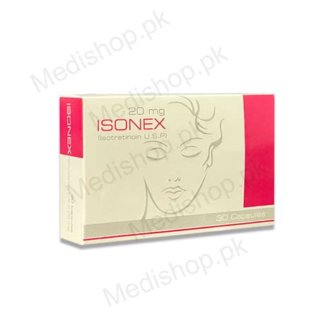 Isonex 20mg 30capsules Medishoppk