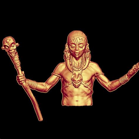 Akachi Bust 3d Print Ouroboros Miniatures El Greco Miniatures El Greco Miniatures Ltd