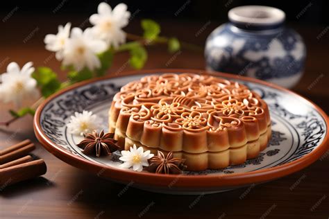 Premium Photo Delicate Chinese Bean Paste Cake A Sweet Delight