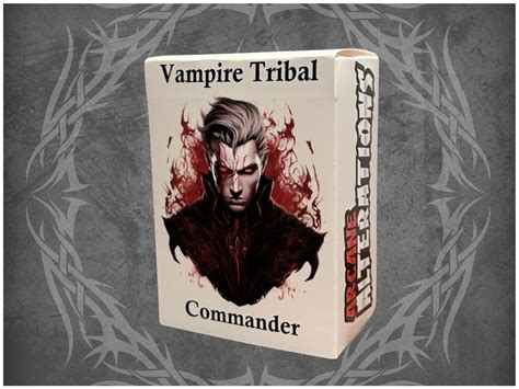 Edgar Markov Vampire Tribal Commander Deck Fully Customized Arcane