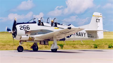 North American T 28 Trojan The Trainer Aircraft That Bites Jets N