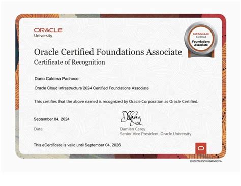 Oracle Cloud Infrastructure 2024 Certified Foundations Associate Ppt