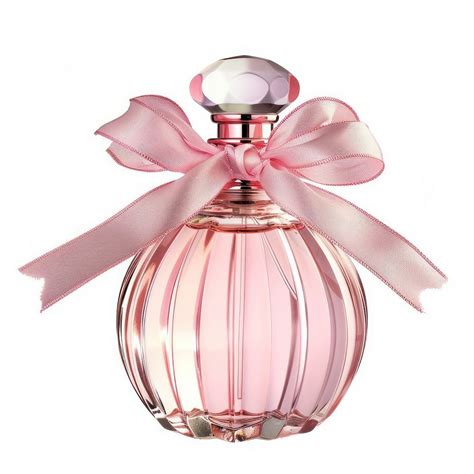 Elegant Pink Perfume Bottle Ribbon Free Image By Ning