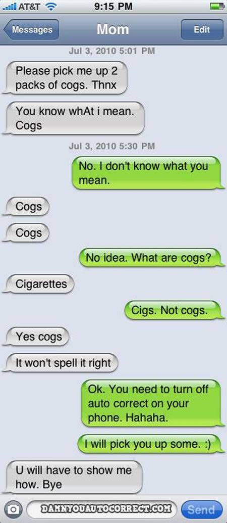 text messages gone wrong