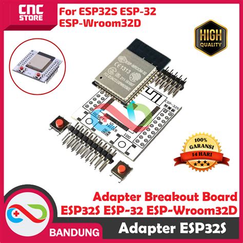 Jual Adapter Breakout Board For Esp32s Esp 32 Esp Wroom 32d Shopee Indonesia