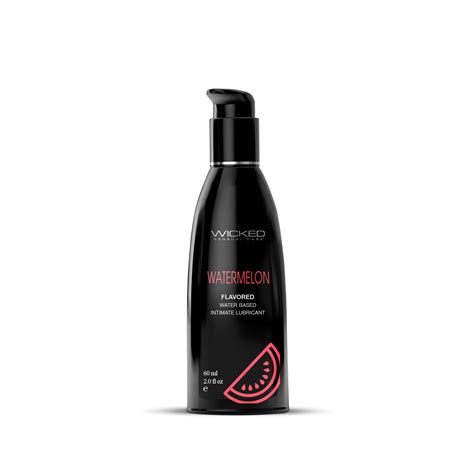 Aqua Watermelon Flavored Lube 2 Oz Wicked Sensual Care