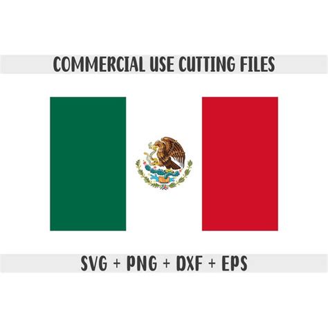 Mexico Flag Svg Original Colors Mexico Flag Png Commercial Inspire