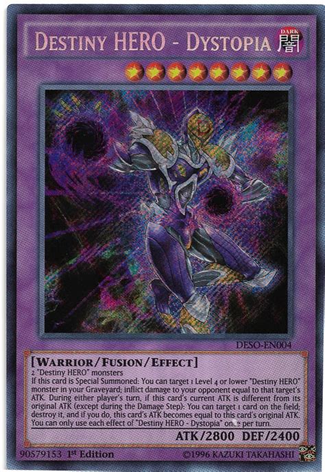 Yu Gi Oh Card Review Destiny Hero Dystopia Awesome Card Games