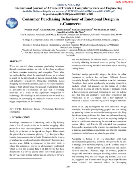 Pdf Consumer Purchasing Behaviour Of Emotional Design In E Commerce