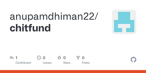 Github Anupamdhiman22chitfund · Github