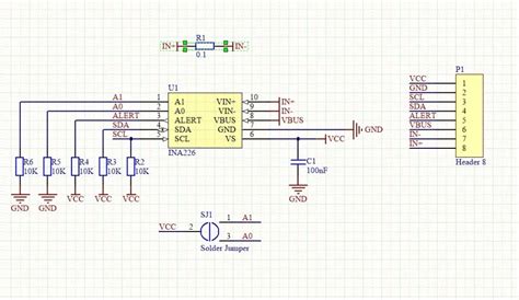 Ina226 Iic I2c Interface Bi Directional Power Monitoring Sensor Module