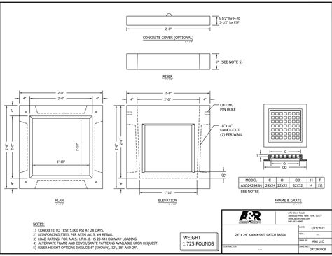 Catch Basins A R Concrete Products Catch Basins A R Concrete Products