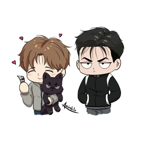 Joo Jaekyung And Kim Dan Jinx 징크 Manhwa By Mingwa Chibi Bl