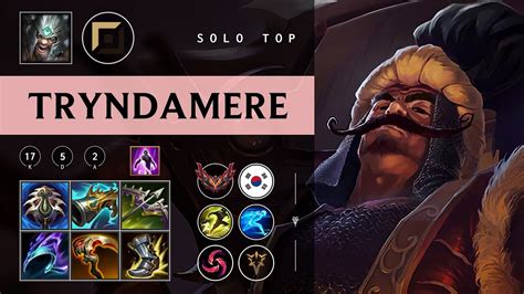 Tryndamere Top Vs Jax Kr Grandmaster Patch 2607 Youtube