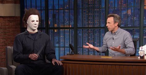 Seths Cousin Michael Myers Skit Removed From Youtube R Sethmeyers