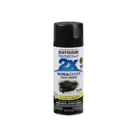 ספריי צבע Rust Oleum X2 Gloss Black מחסן עצים בית מעץ