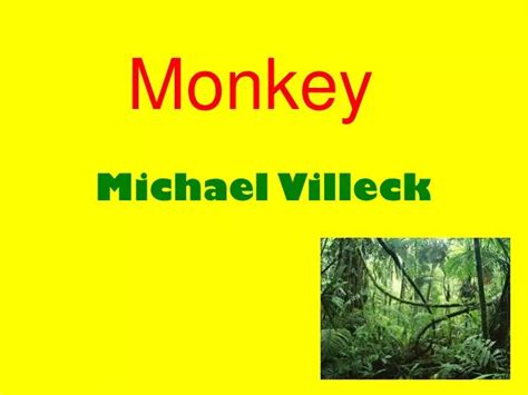 PPT Monkey PowerPoint Presentation Free Download ID