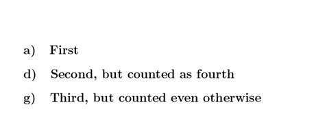 Sectioning How To Adjust The Section Numbering As In Skipping A