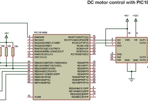 usb dc motor controller using pic18f4550 keyboard ins
