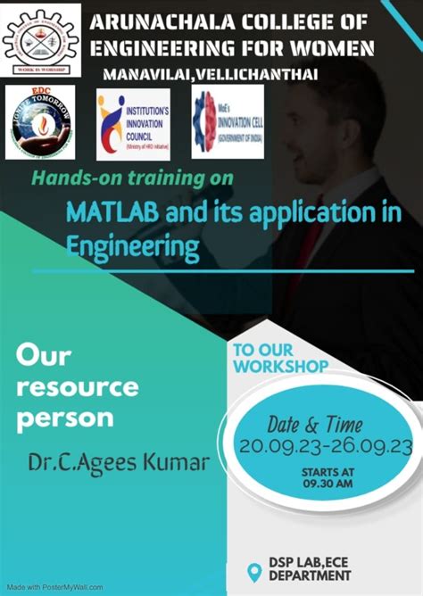 hands on training on matlab and its application in engineering at