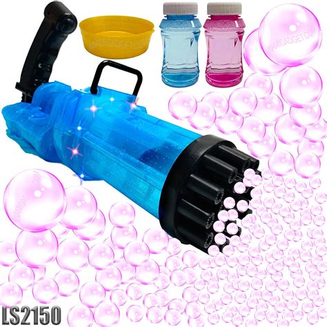 Bubble Gun With Batteries 12 In
