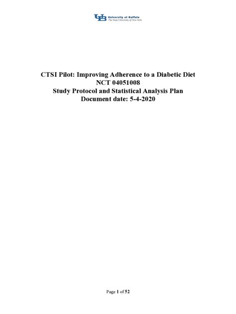 Fillable Online Statistical Analysis Plan And Protocol Updates For Fax Email Print Pdffiller