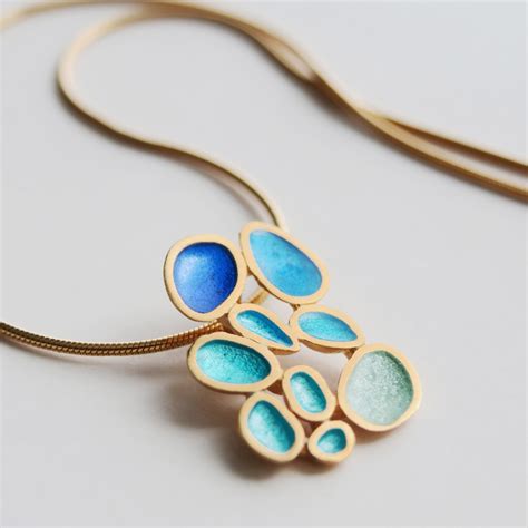 Small Golden Pendant Necklace GaudÍ Jewelry Fruits Joidart